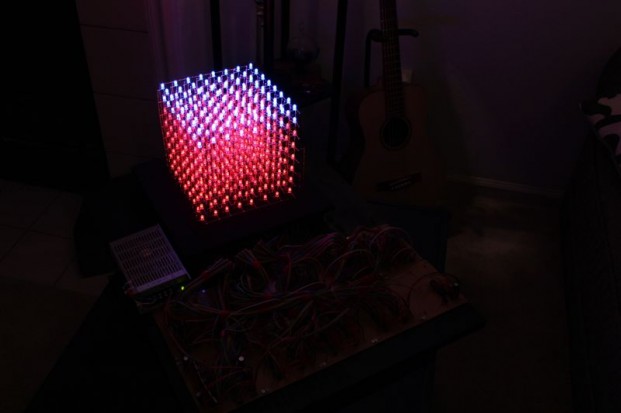 Arduino RGB 8x8x8 LED 3D CUBE - Digistore Webshop, Raspberry Pi, BBC ...